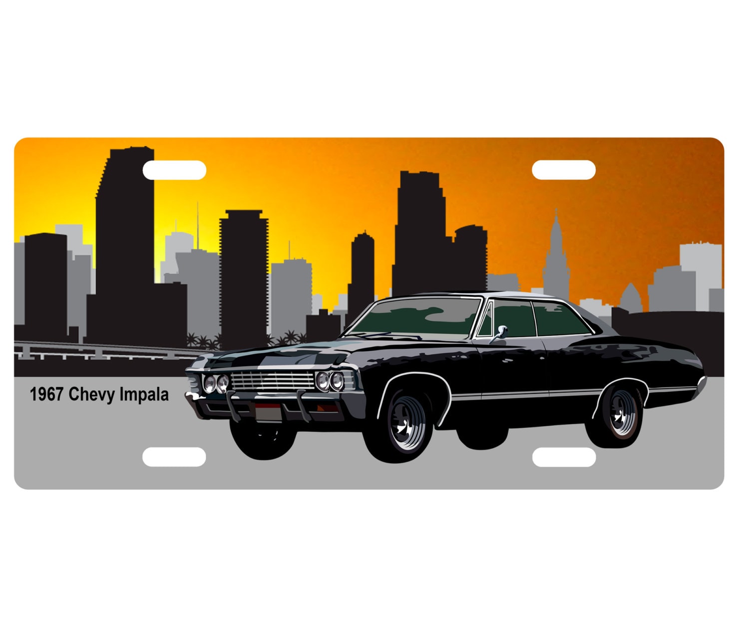Supernatural Impala License Plate