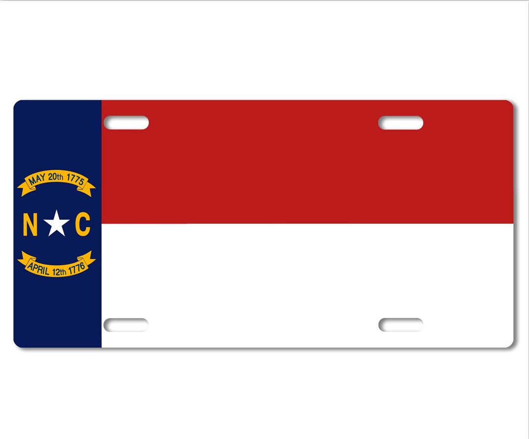 State Flag License Plate, Standard Size Novelty License Plate With or ...