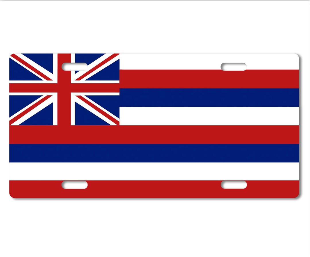 State Flag License Plate, Standard Size Novelty License Plate With or ...