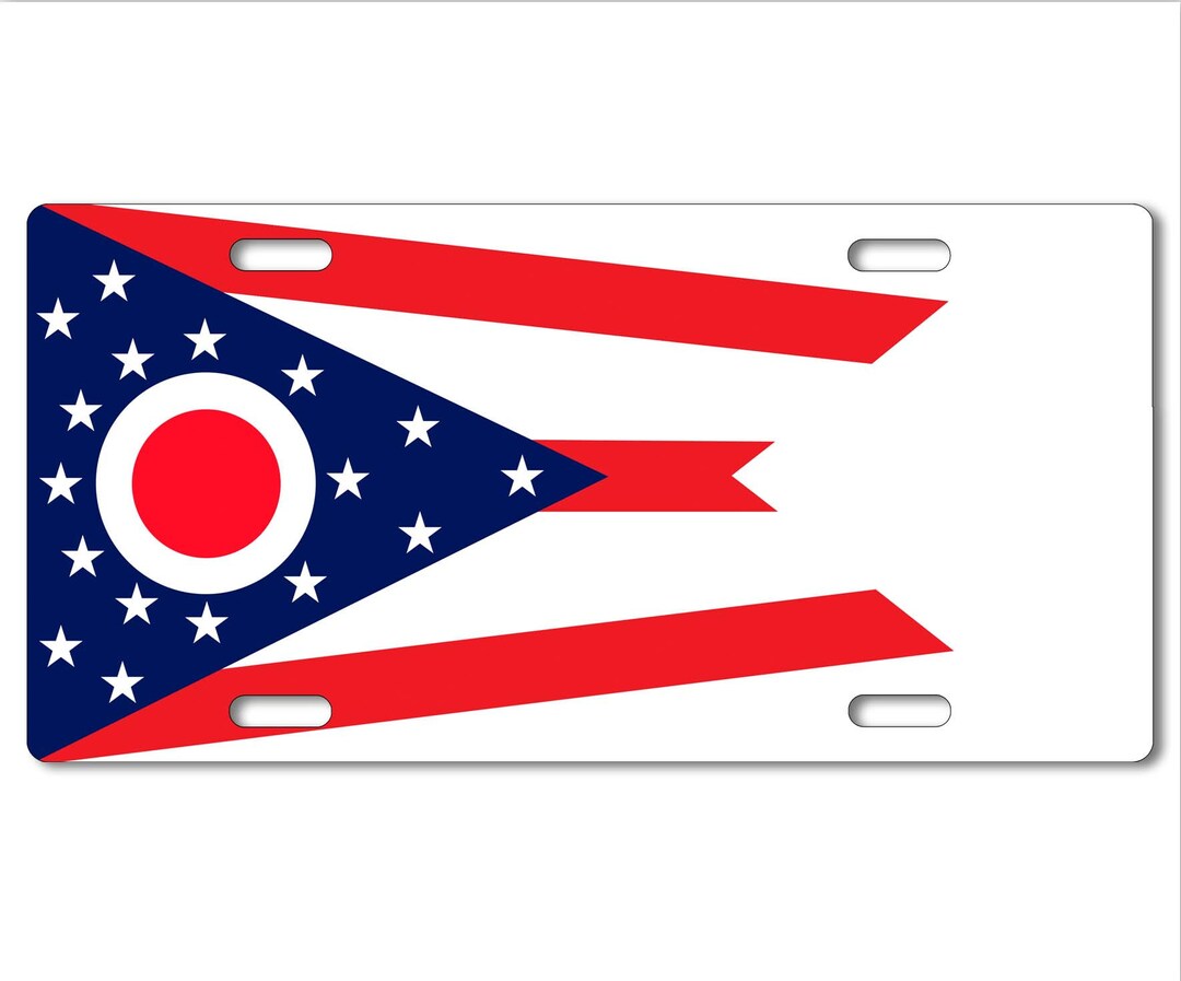State Flag License Plate, Standard Size Novelty License Plate With or ...