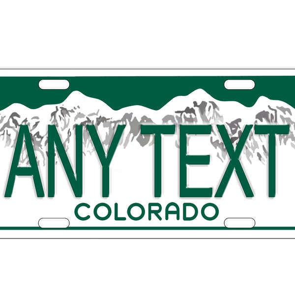 Colorado State Plate - Etsy