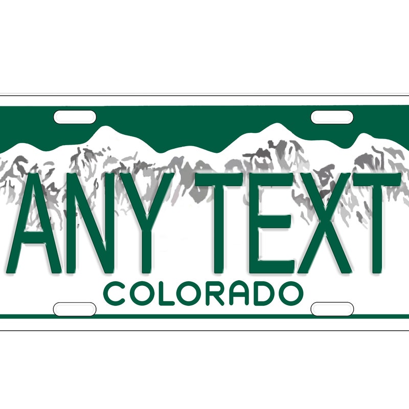 Colorado State Plate - Etsy
