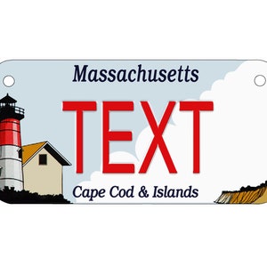 Personalized State License Plate - Massachusetts Lighthouse - Novelty ...
