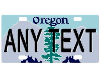 Oregon License Plate | Etsy
