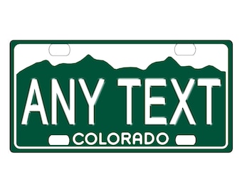Colorado State Plate | Etsy