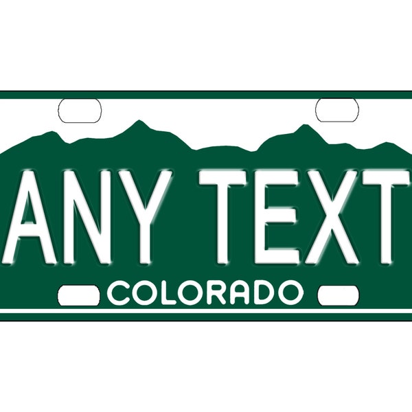 Colorado State Plate - Etsy