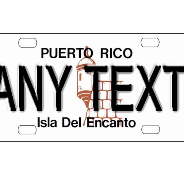 License Plate Puerto Rico - Etsy