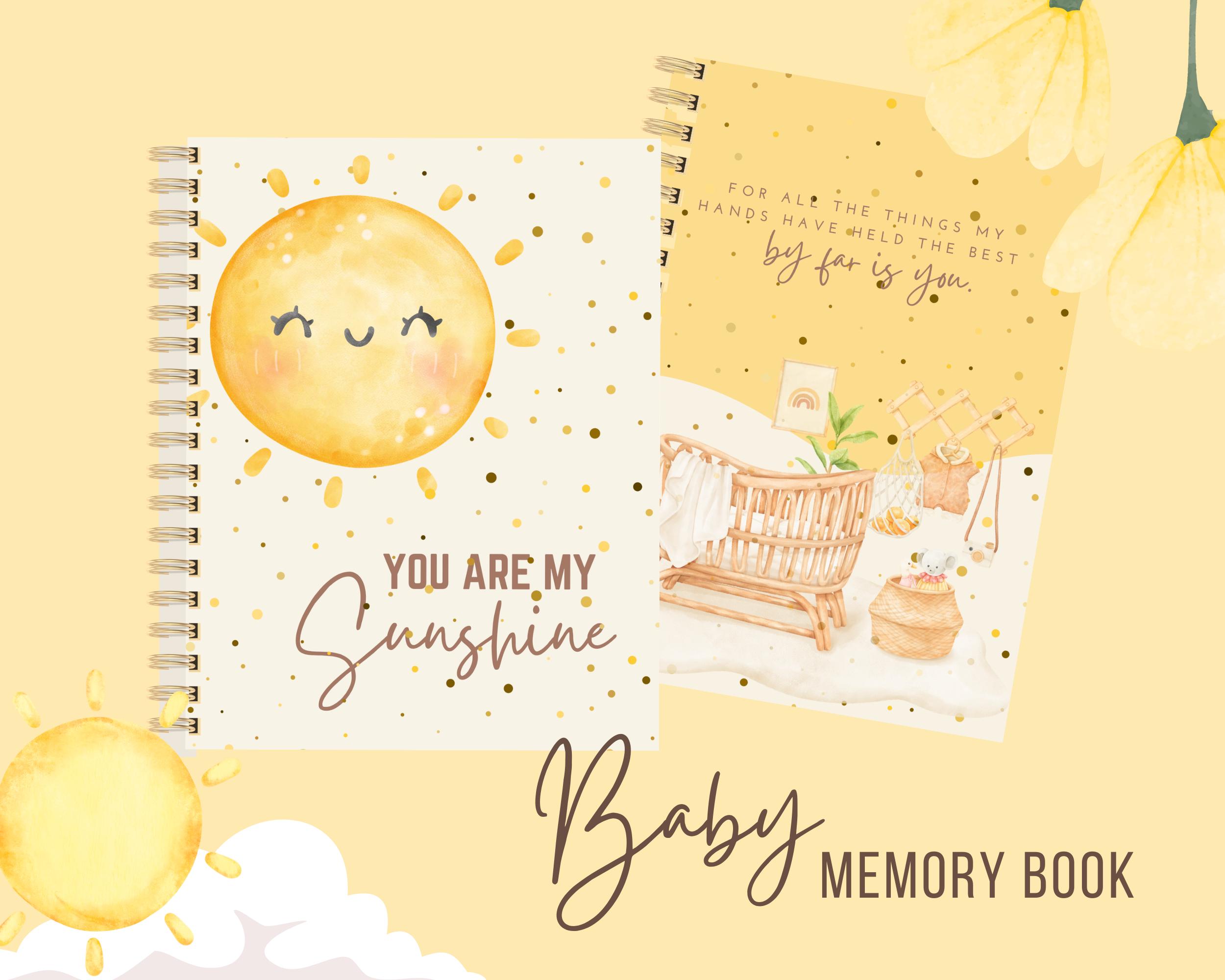 Editable Baby Memory Book Template | Canva Pro | From Bump to Baby’s ...