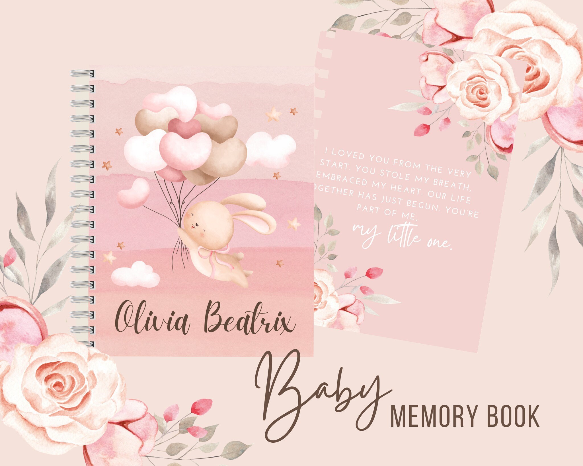 Canva Pro Editable Baby Memory Book | Cherish Every Precious Moment ...