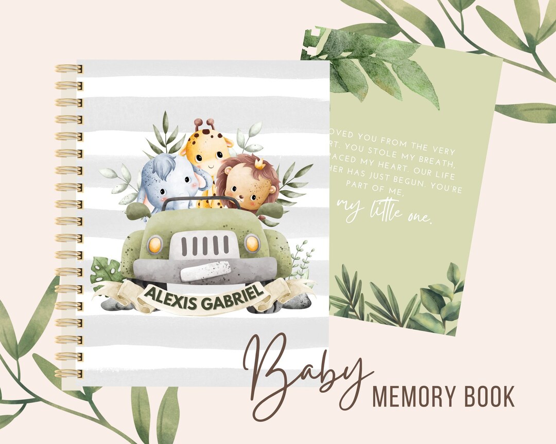 Canva Pro Editable Baby Memory Book | Cherish Every Precious Moment ...