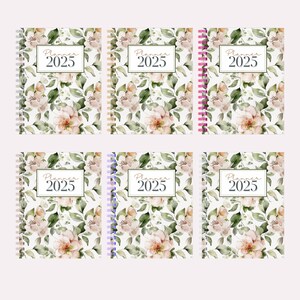 Organized 2025: Personalized Life Planner Floral Design 3 CANVA ...