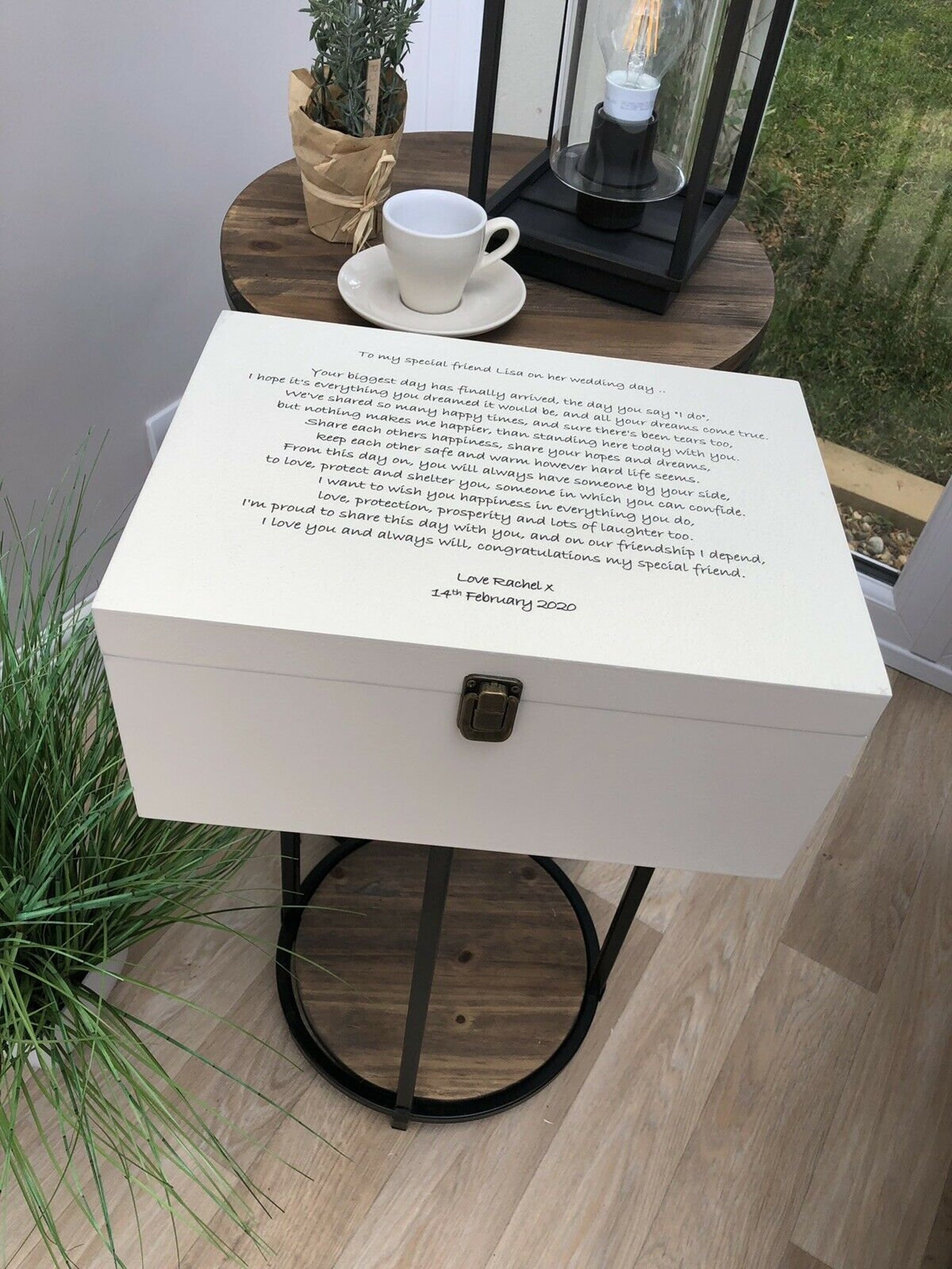 Personalised VERY LARGE Gift for Special or Best Friend on Her Wedding ...