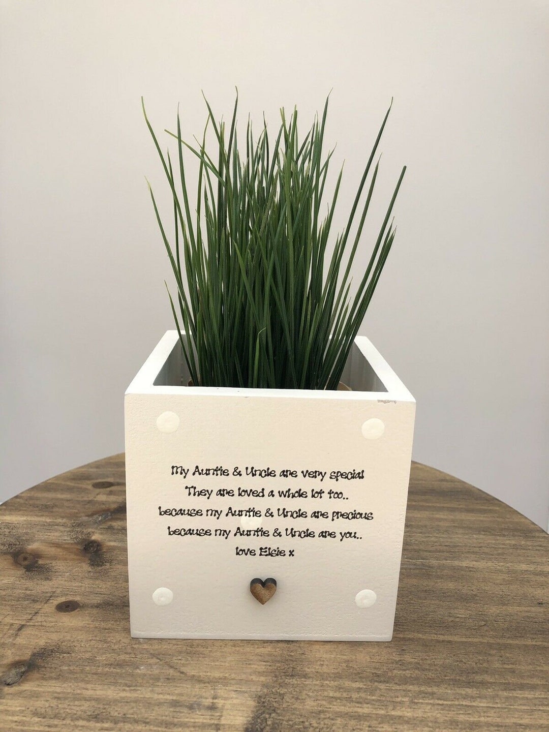 AUNTIE & UNCLE Personalised Flower / Plant Pot Gift Auntie Aunty Aunt ...