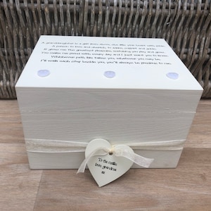 Shabby Chic Personalised Gift for a Special Granddaughter Grandaughter ...