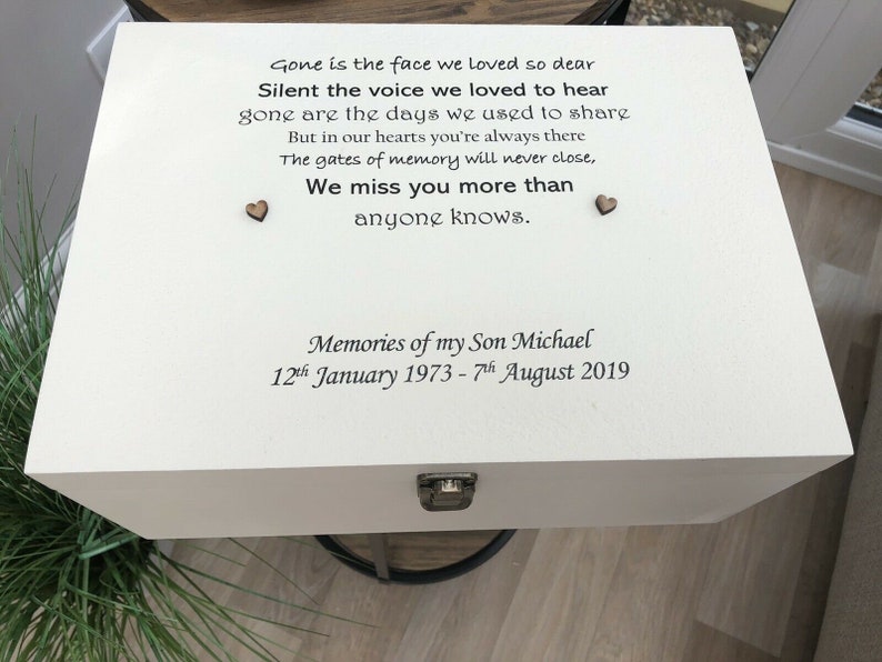 Home Décor Home & Living Memory Box ~ In Loving Memory of a DAUGHTER ...
