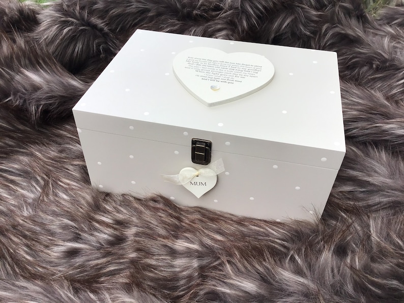 Personalised VERY LARGE Memory Box in Loving Memory MUM - Etsy UK