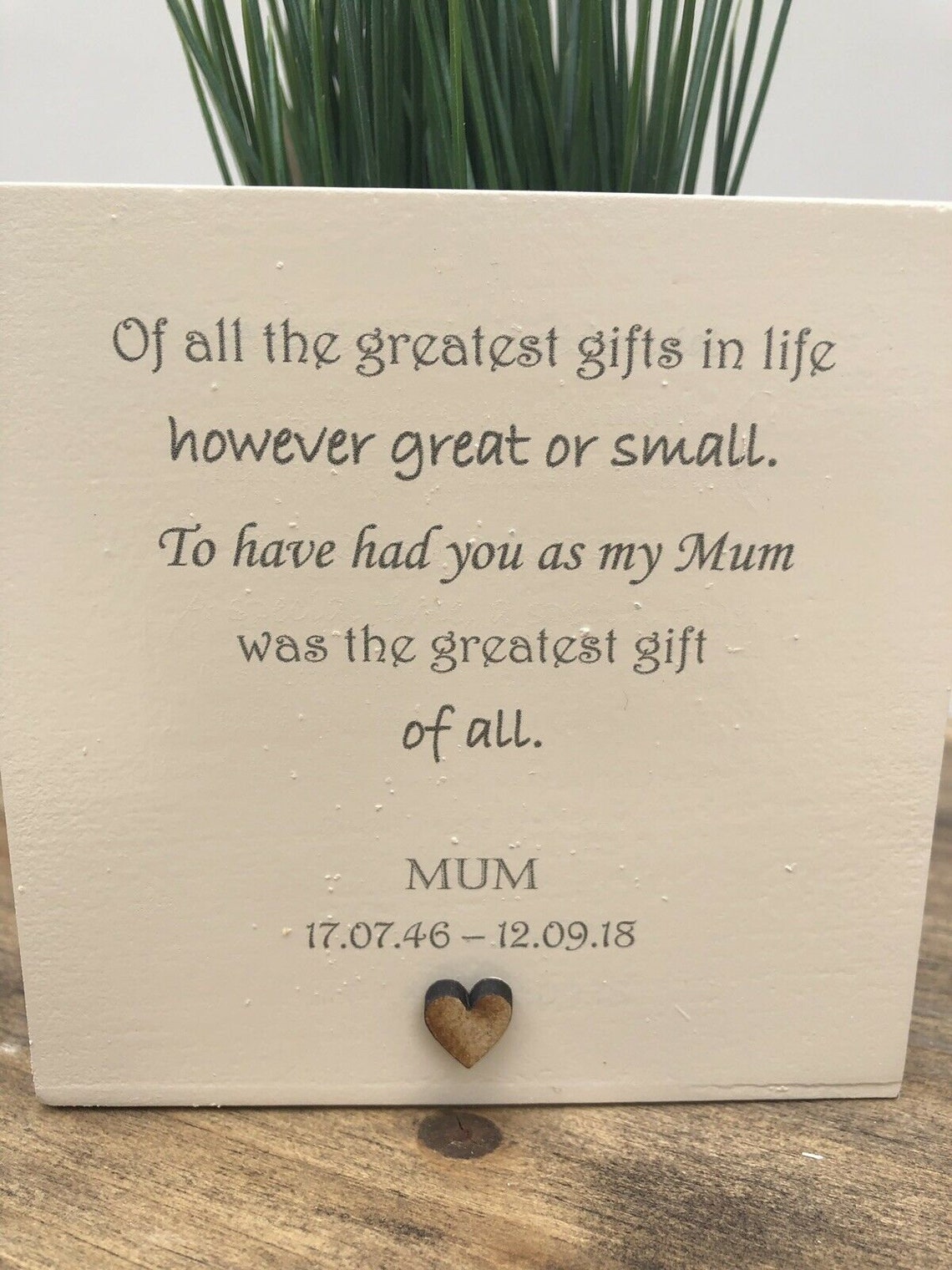 Memorial Mum Mam Mom Mummy Flower / Plant Pot Personalised - Etsy