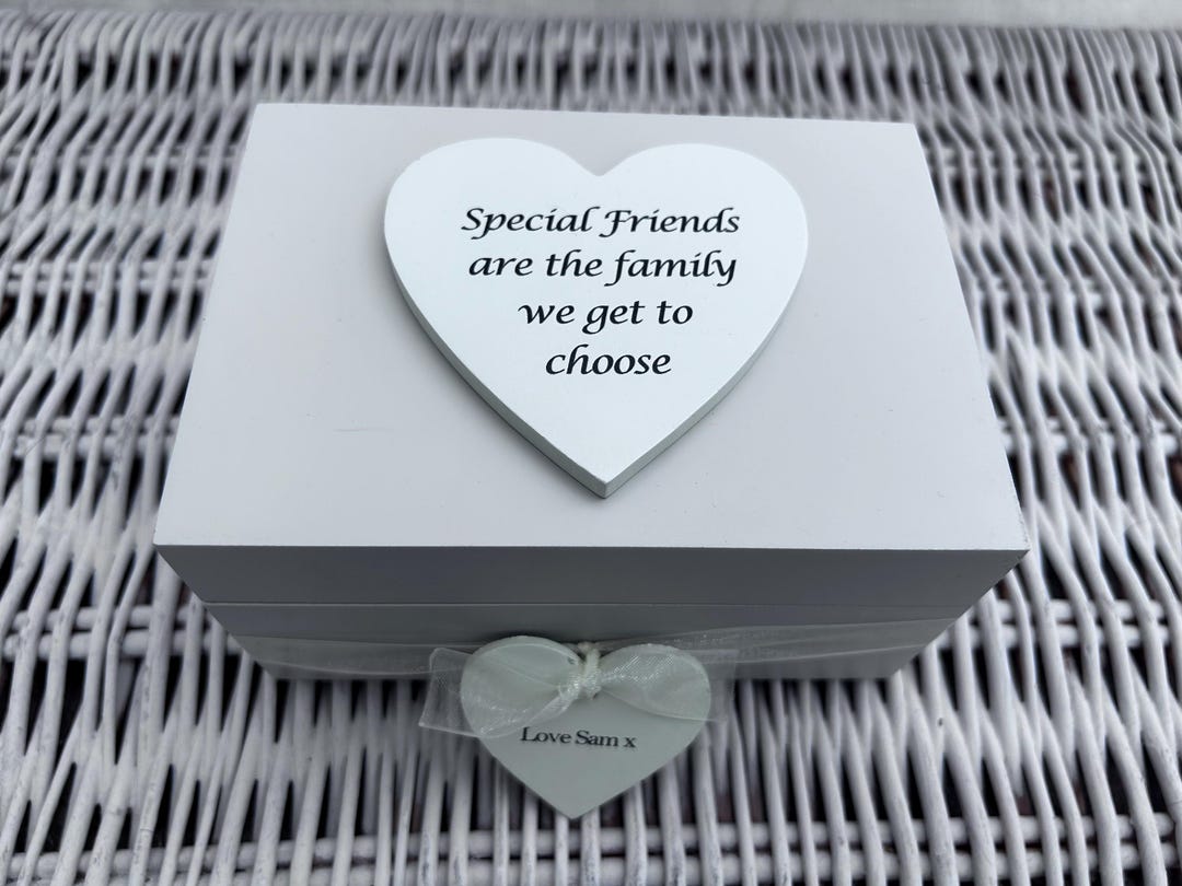 PERSONALISED Box Special Best FRIEND Gift Birthday Christmas Trinket ...