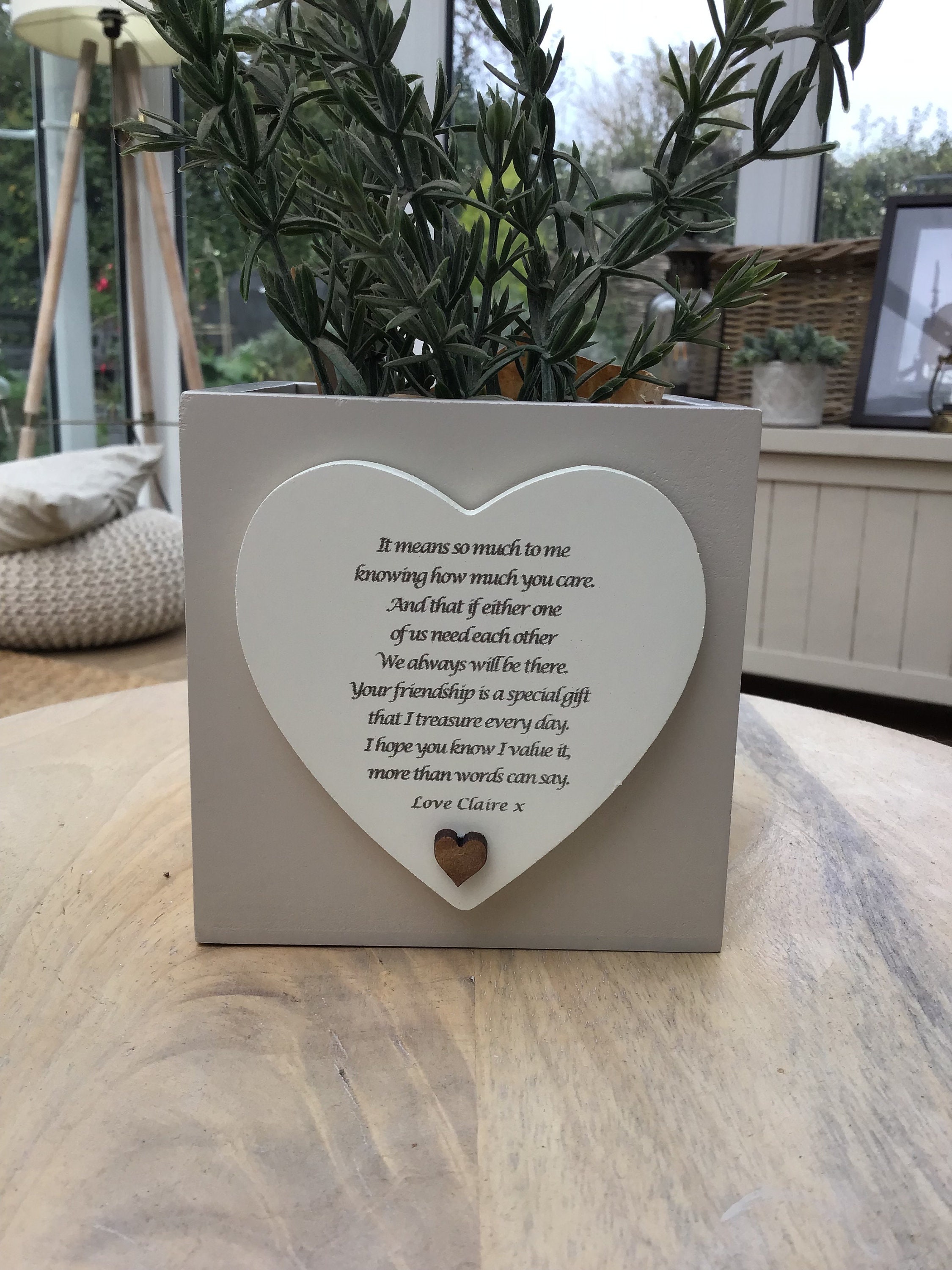 PERSONALISED Best Friend Flower / Plant Pot Special Friend - Etsy