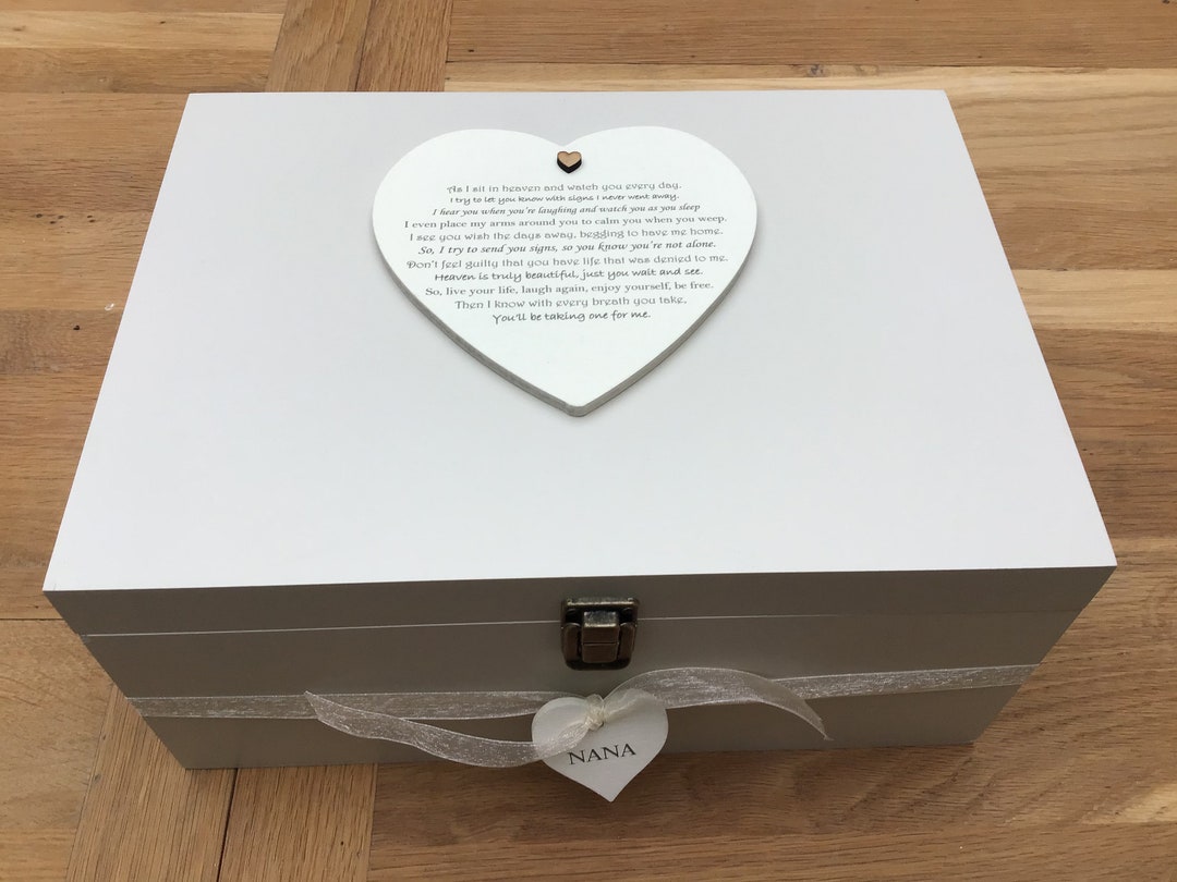 NANA Memory Box in Loving Memory of a Nan Gran Nanny Grandma Gran ...