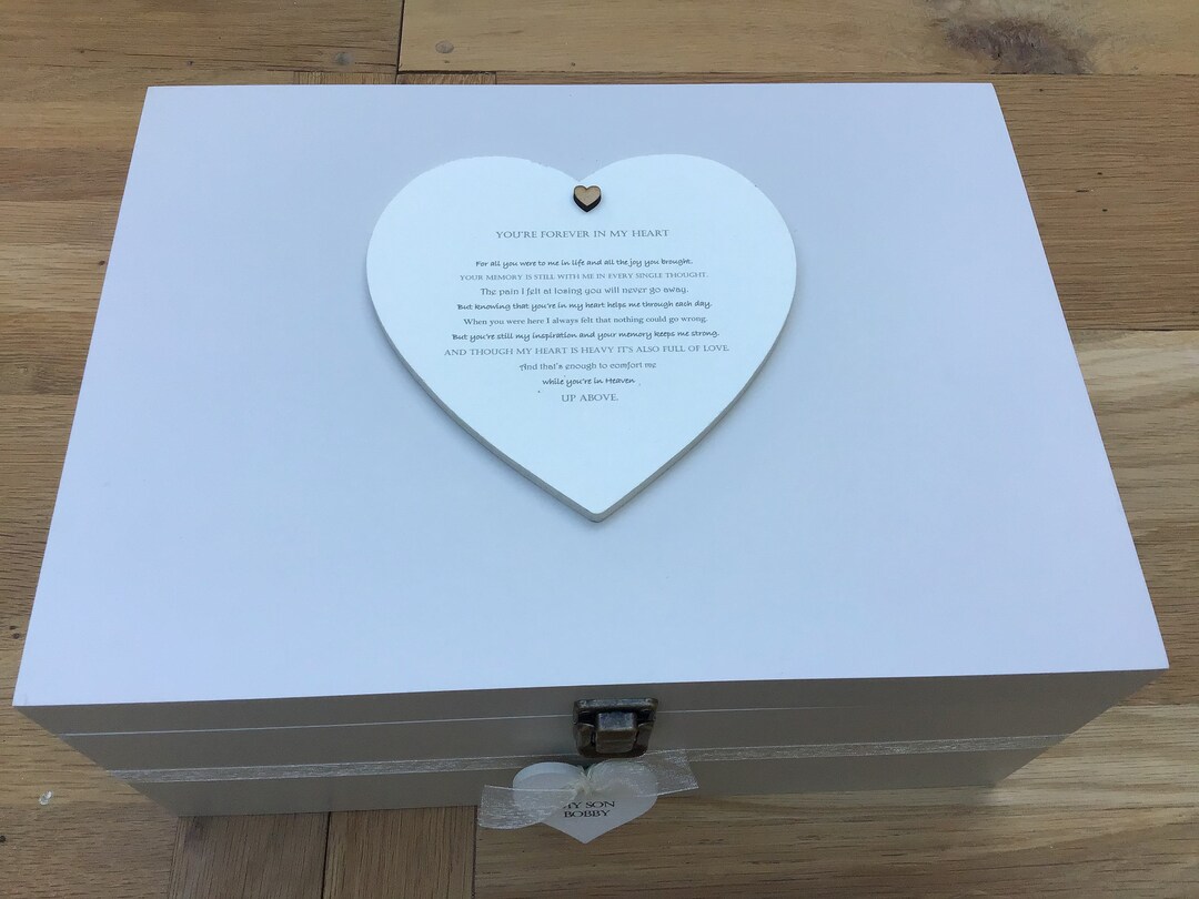 SON Memorial Memory Box in Loving Memory of a SON - Etsy