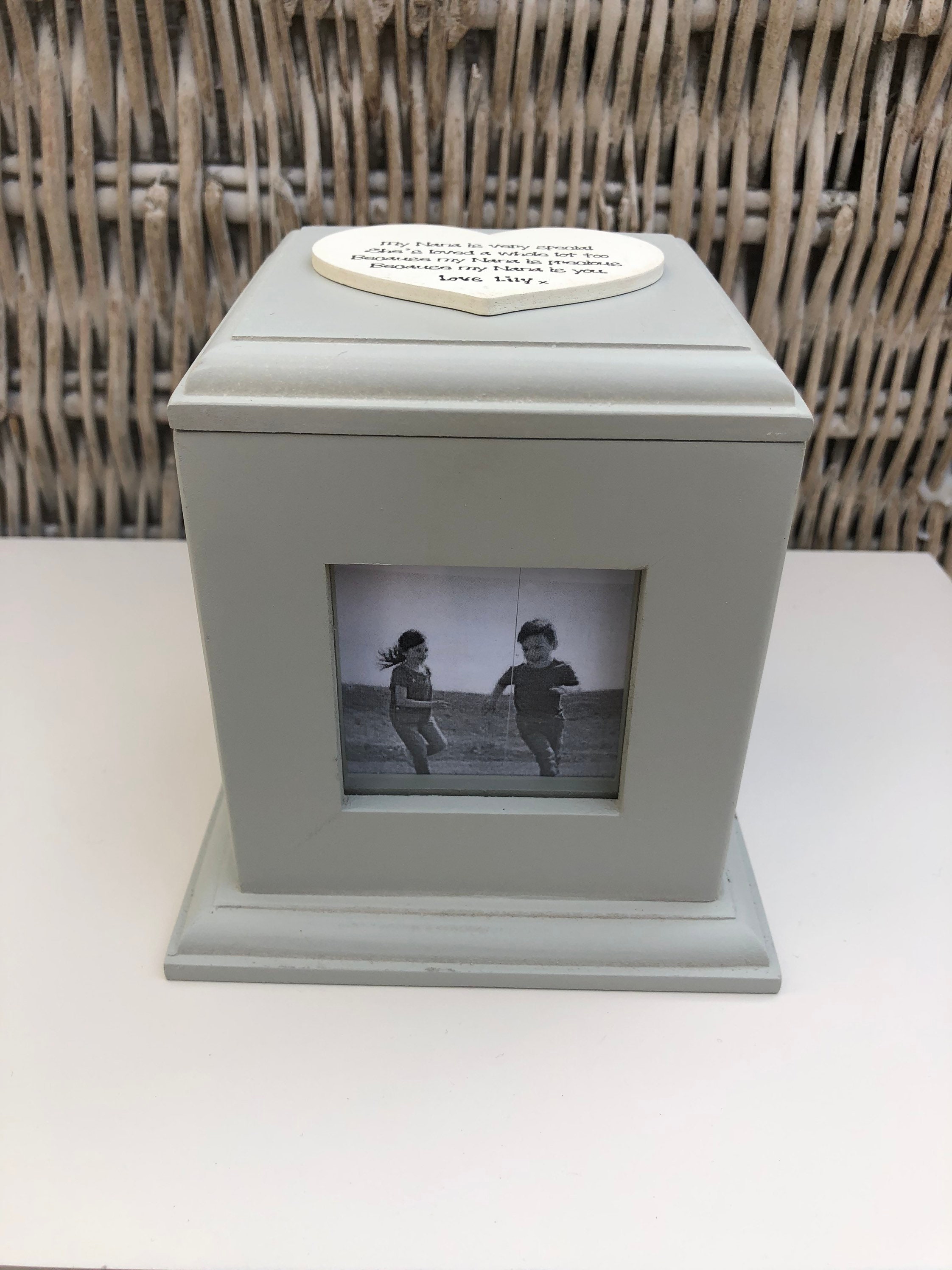 Personalised NANA NANNY Gift Photo Frame Cube Box. Grandma Nan | Etsy