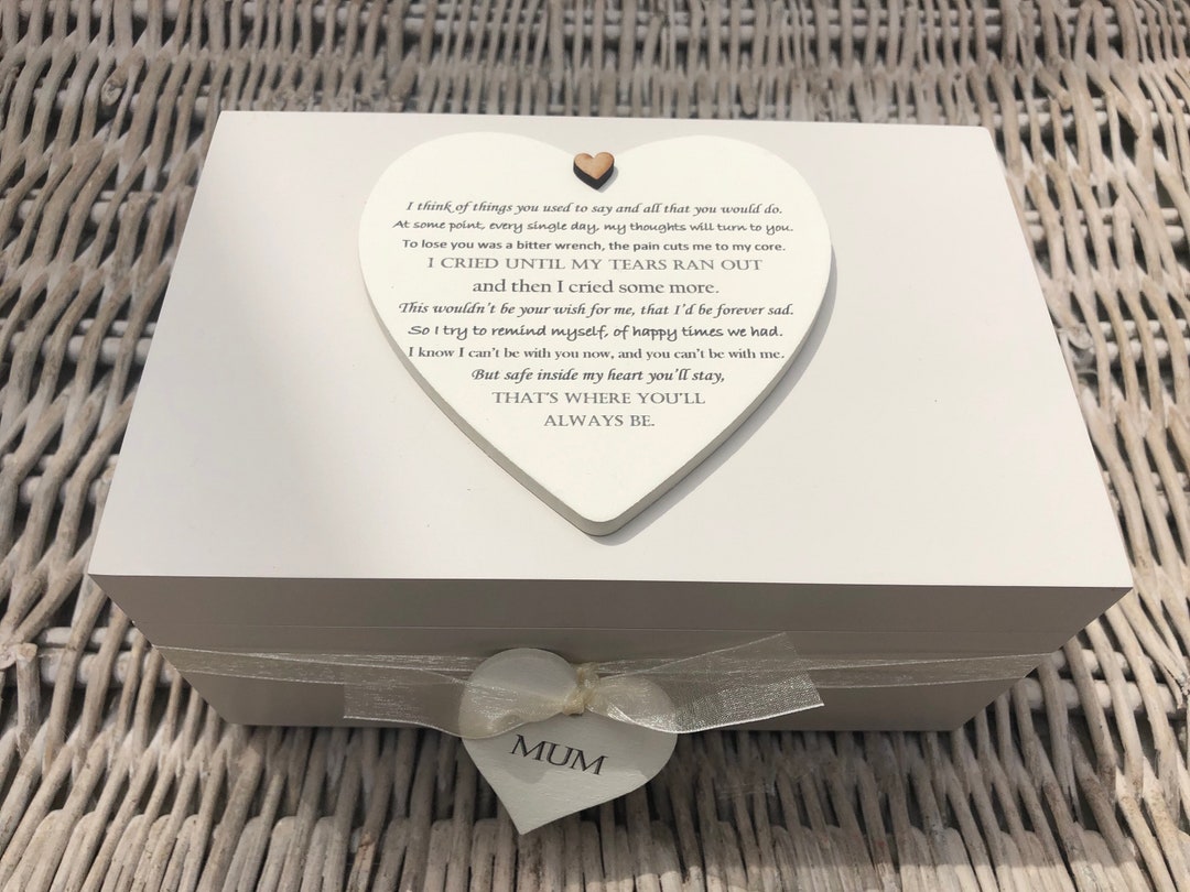 PERSONALISED Memory Box in Memory of a Loved One MUM ~ Mum ~ Dad Nanny ...