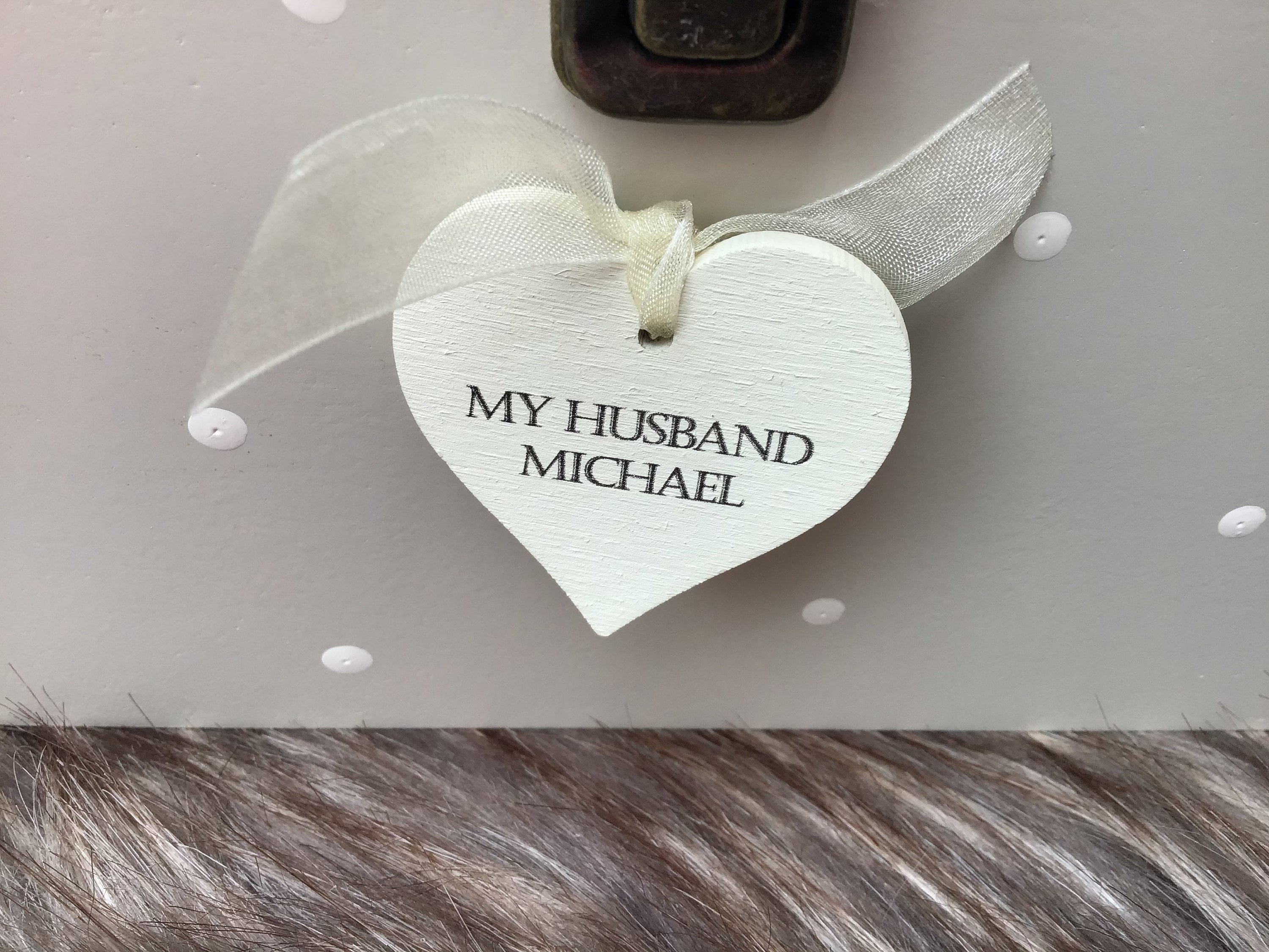 Personalised VERY LARGE Memory Box ~ In Memory of HUSBAND ~ Memorial ...