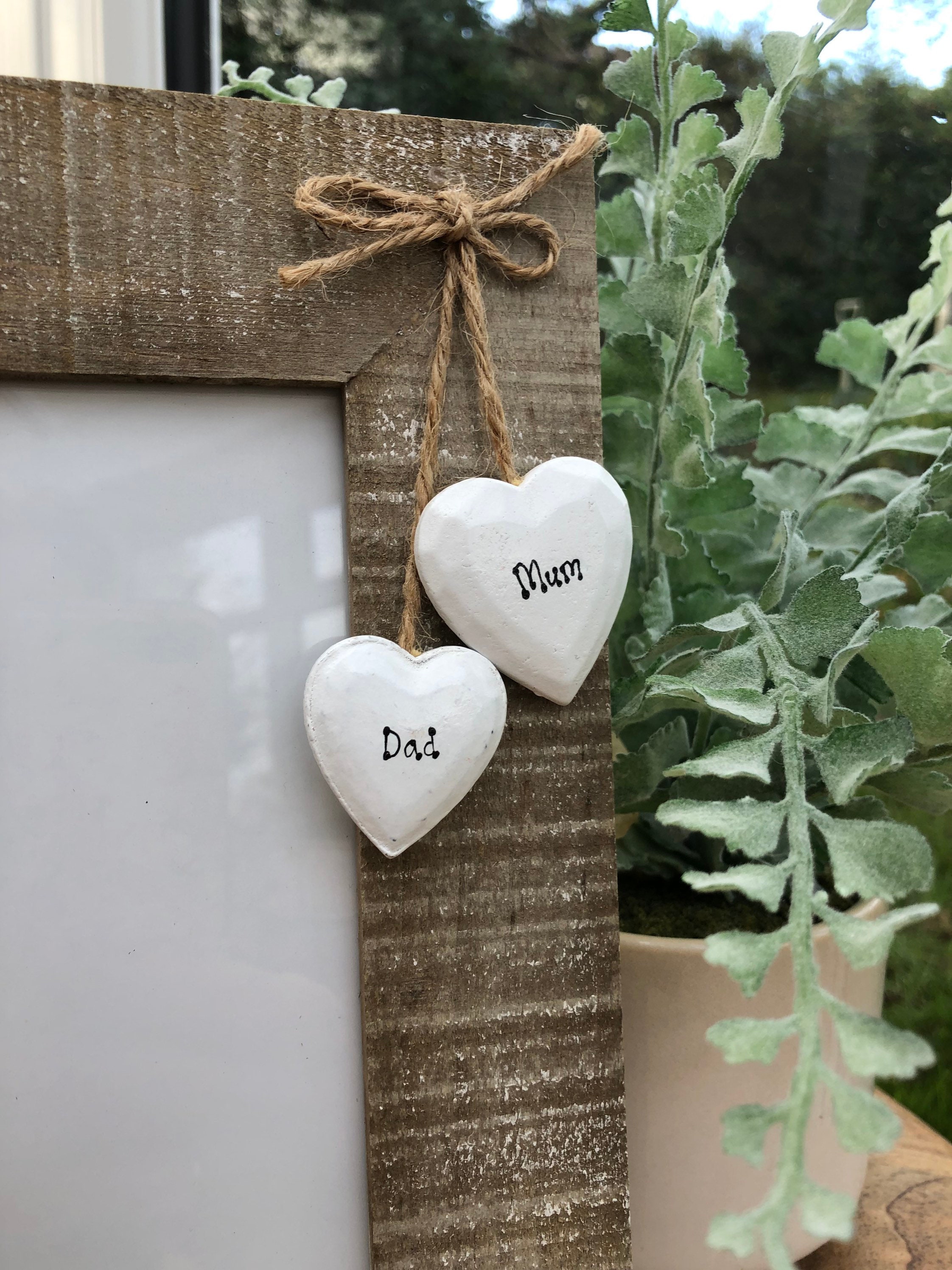 MUM & DAD Memorial Personalised Photo Frame in Memory of a Loved One ...