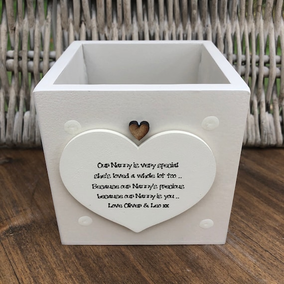 NANNY Personalised Flower / Plant Pot gift Nana Granny Nan | Etsy