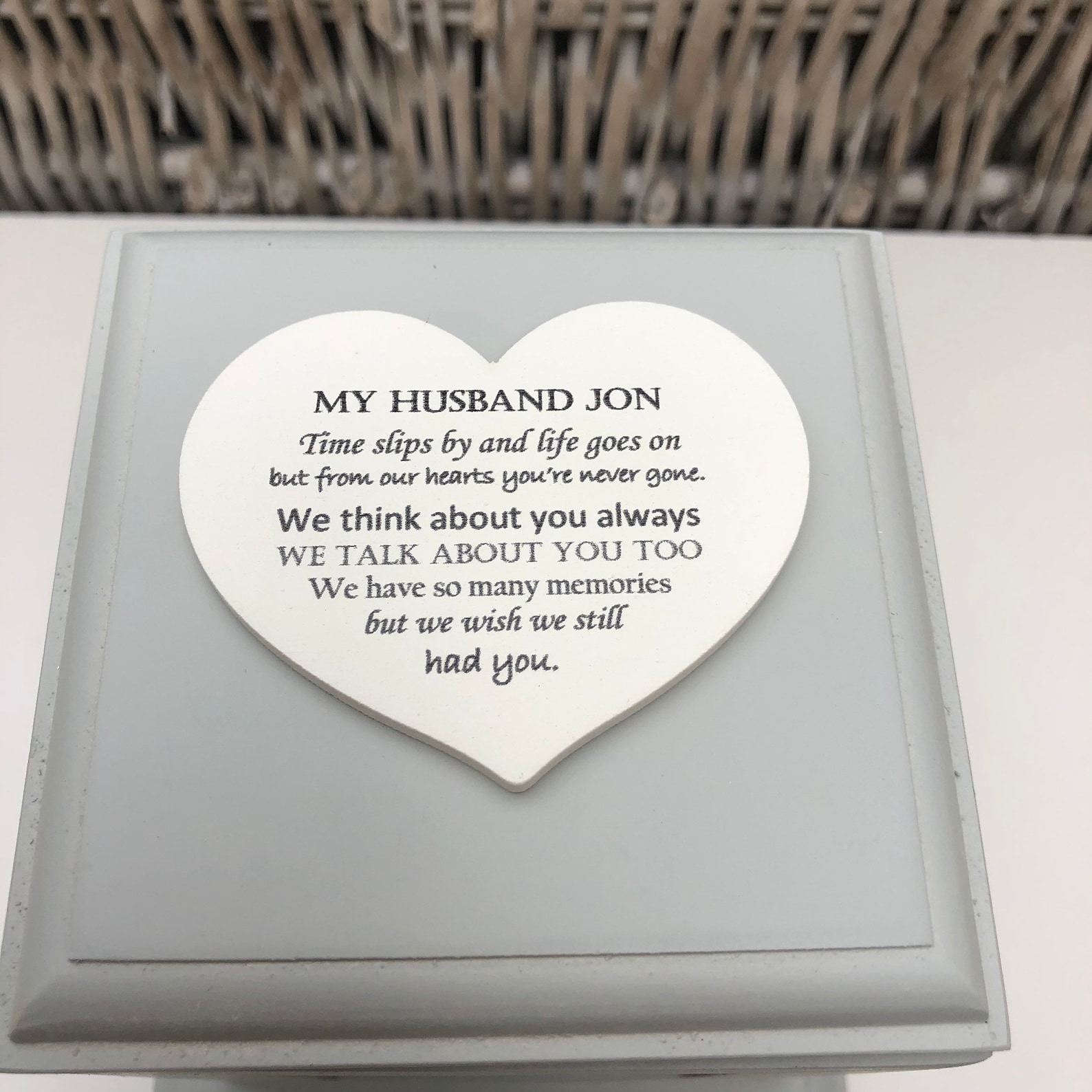 Personalised MEMORIAL in Loving MEMORY of HUSBAND or Wife / - Etsy New ...