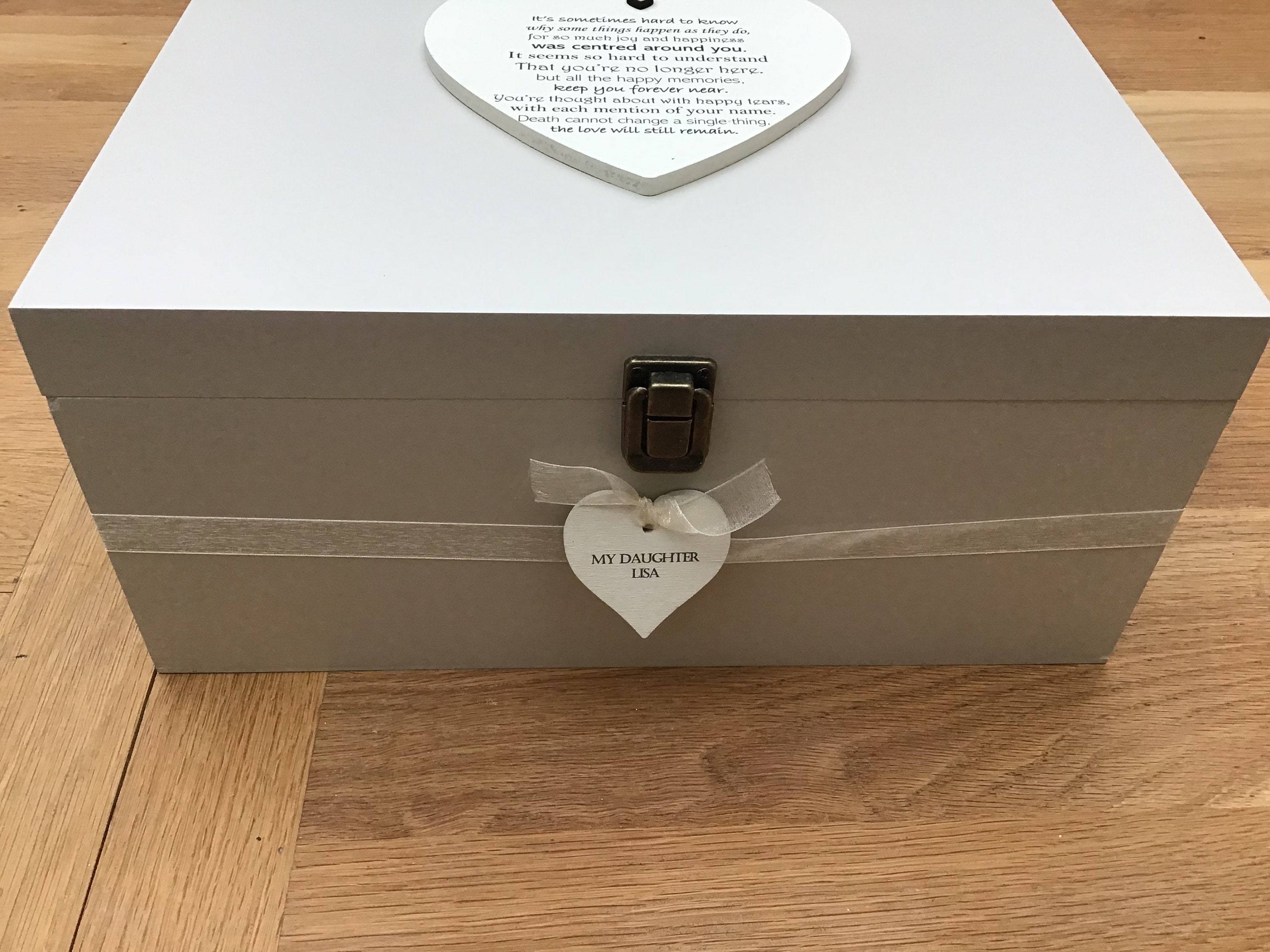 Ornaments & Accents Memory Box ~ In Loving Memory of a DAUGHTER ...