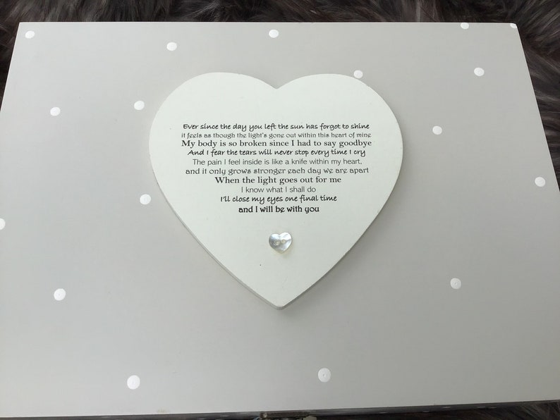 Personalised VERY LARGE Memory Box in Loving Memory MUM - Etsy UK