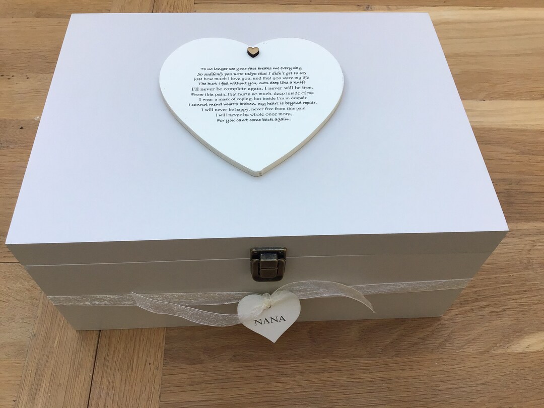 NANA Memory Box in Loving Memory of a Nan Gran Nanny Grandma Gran ...