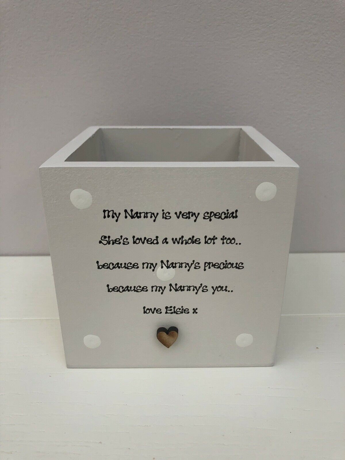NANNY Personalised Flower / Plant Pot Gift Nana Granny Nan Nannie ...