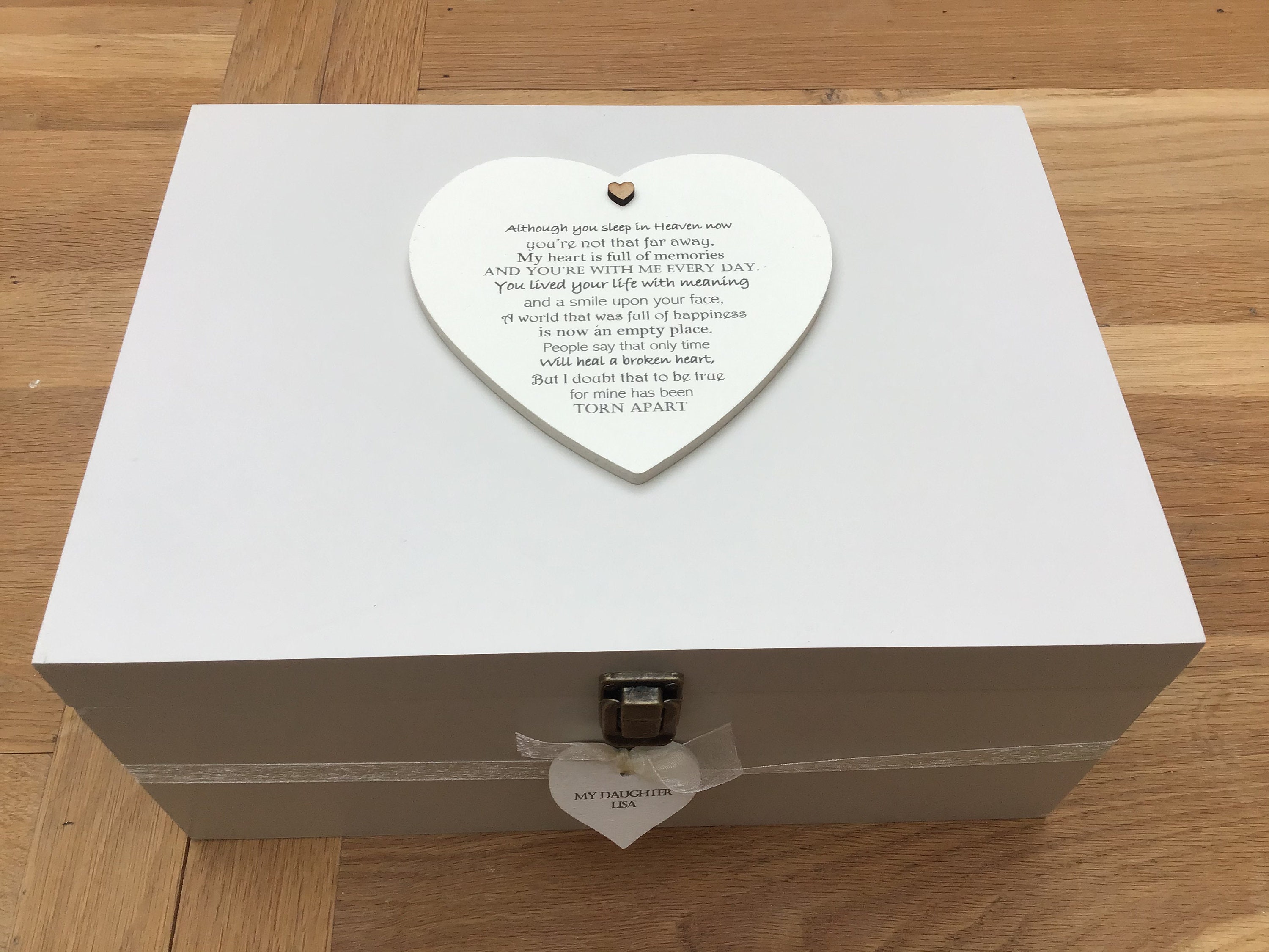 Home Décor Home & Living Memory Box ~ In Loving Memory of a DAUGHTER ...