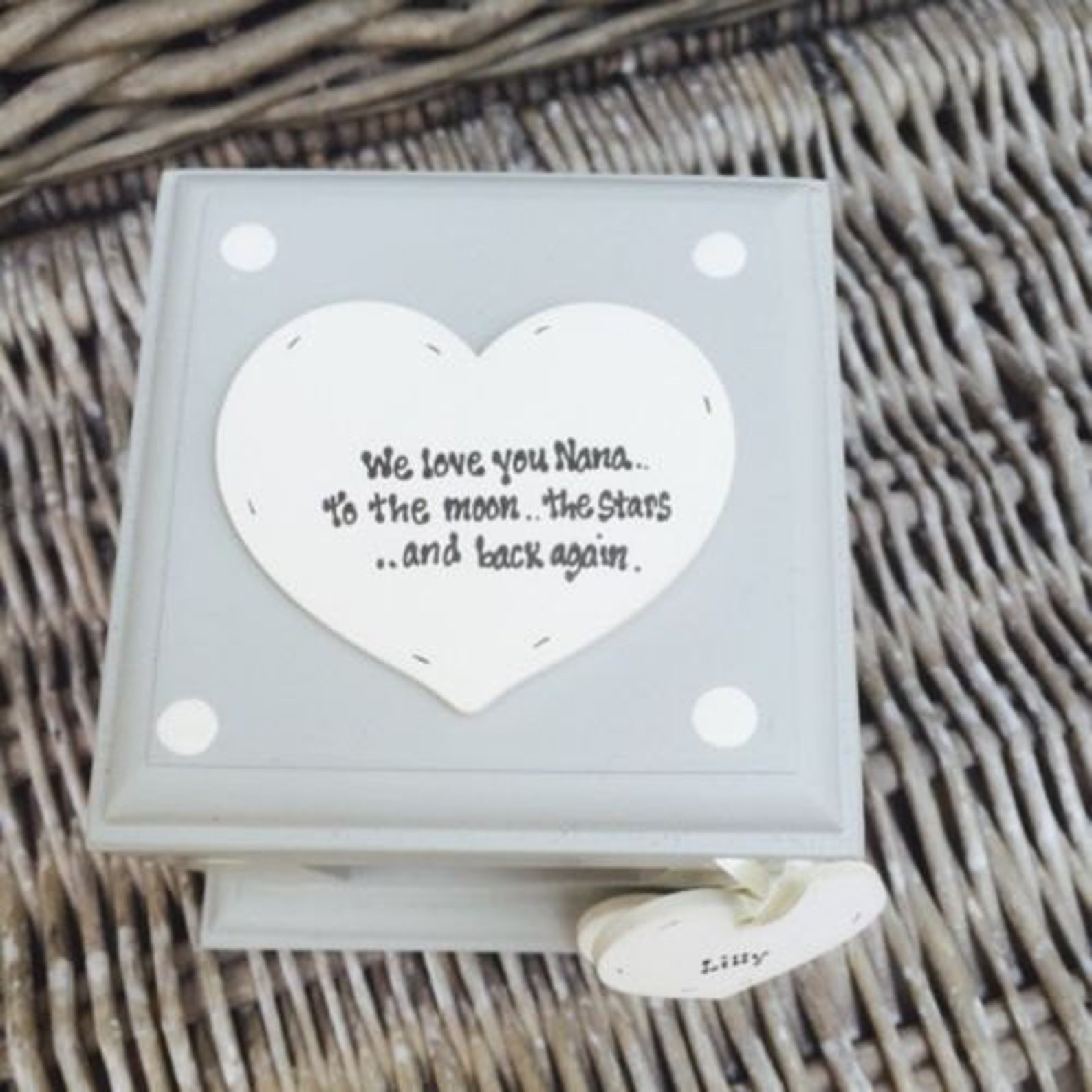 Shabby Personalised Chic Box Frame Special Gift Nanny Nana Nanna ...