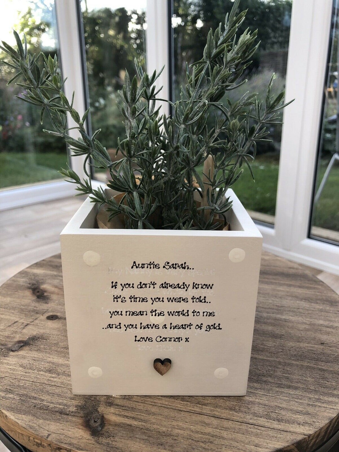 AUNTIE Personalised Flower / Plant Pot Gift Auntie Aunty Aunt ~ Great ...