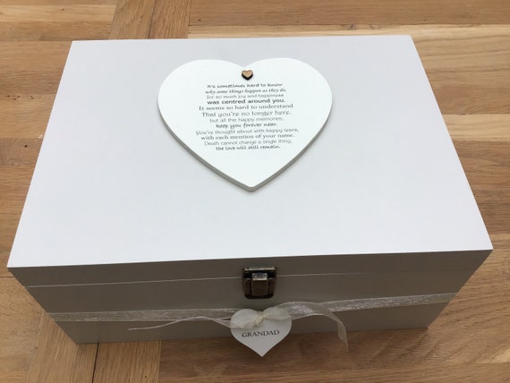 GRANDAD Memory Box In Loving Memory of a Grandfather | Etsy