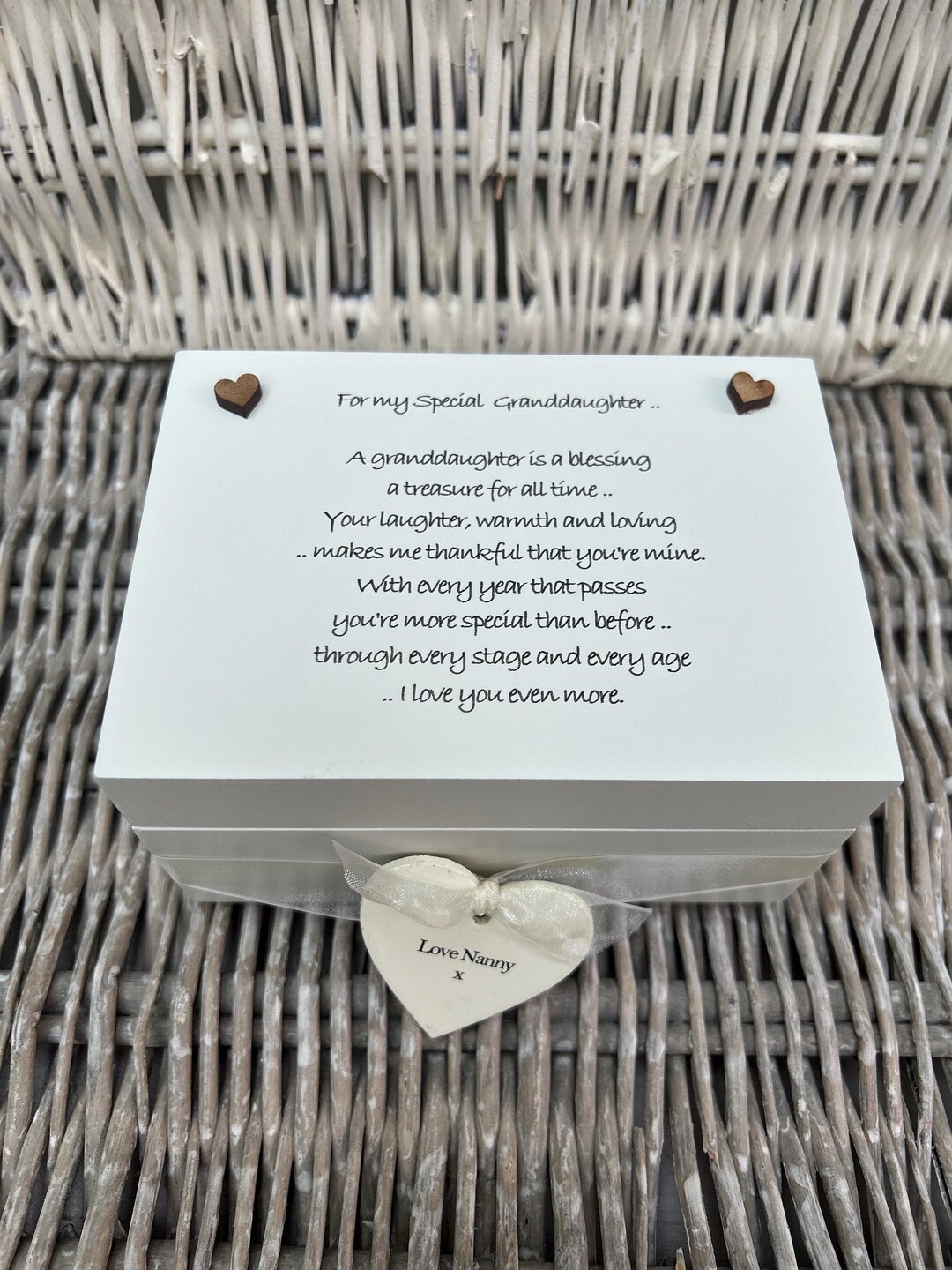 PERSONALISED Shabby Chic Gift for a Special Granddaughter Grandaughter ...