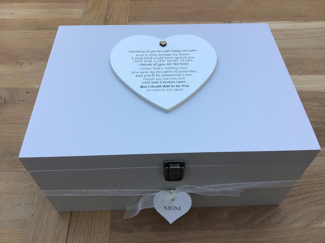 MUM Memory Box in Loving Memory of a Mum Mam Mom Mummy - Etsy
