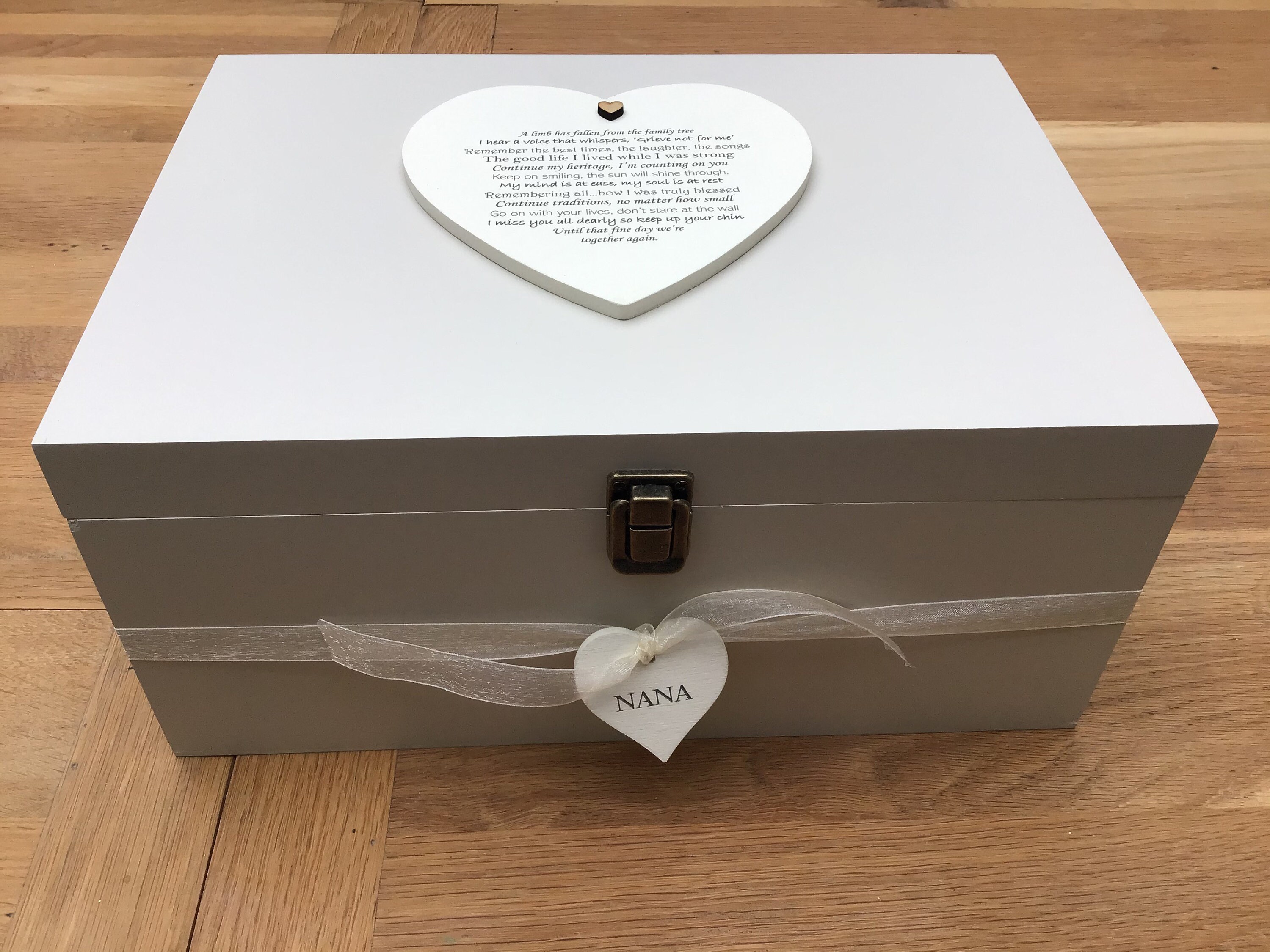 NANA Memory Box In Loving Memory of a Nan Gran Nanny Grandma | Etsy