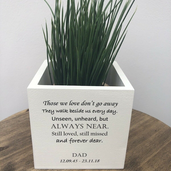 Indoor Memorial Flower Pot - Etsy