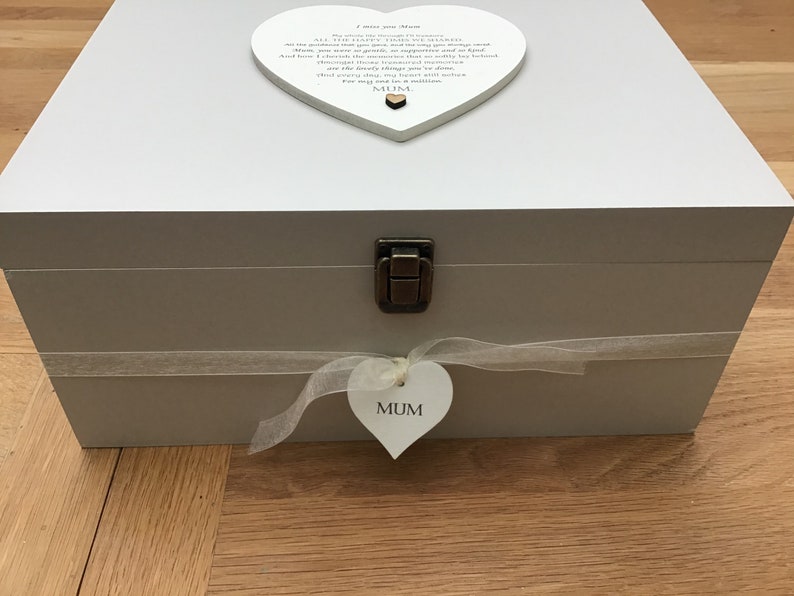 MUM Memory Box in Loving Memory of a Mum Mam Mom Mummy - Etsy UK