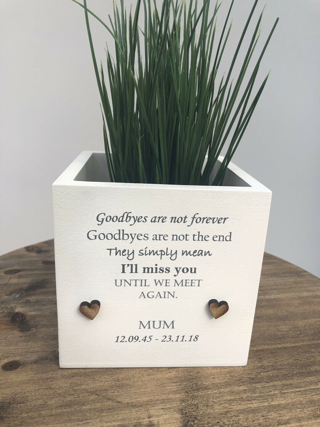 Memorial Mum Mam Mom Mummy Flower / Plant Pot Personalised BEREAVEMENT ...