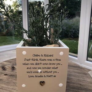 BEST FRIENDS Personalised Flower / Plant Pot Special Friend Gift Shabby ...