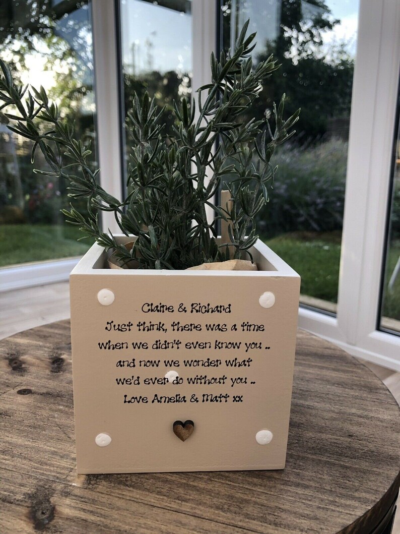 BEST FRIENDS Personalised Flower / Plant Pot Special Friend Gift Shabby ...