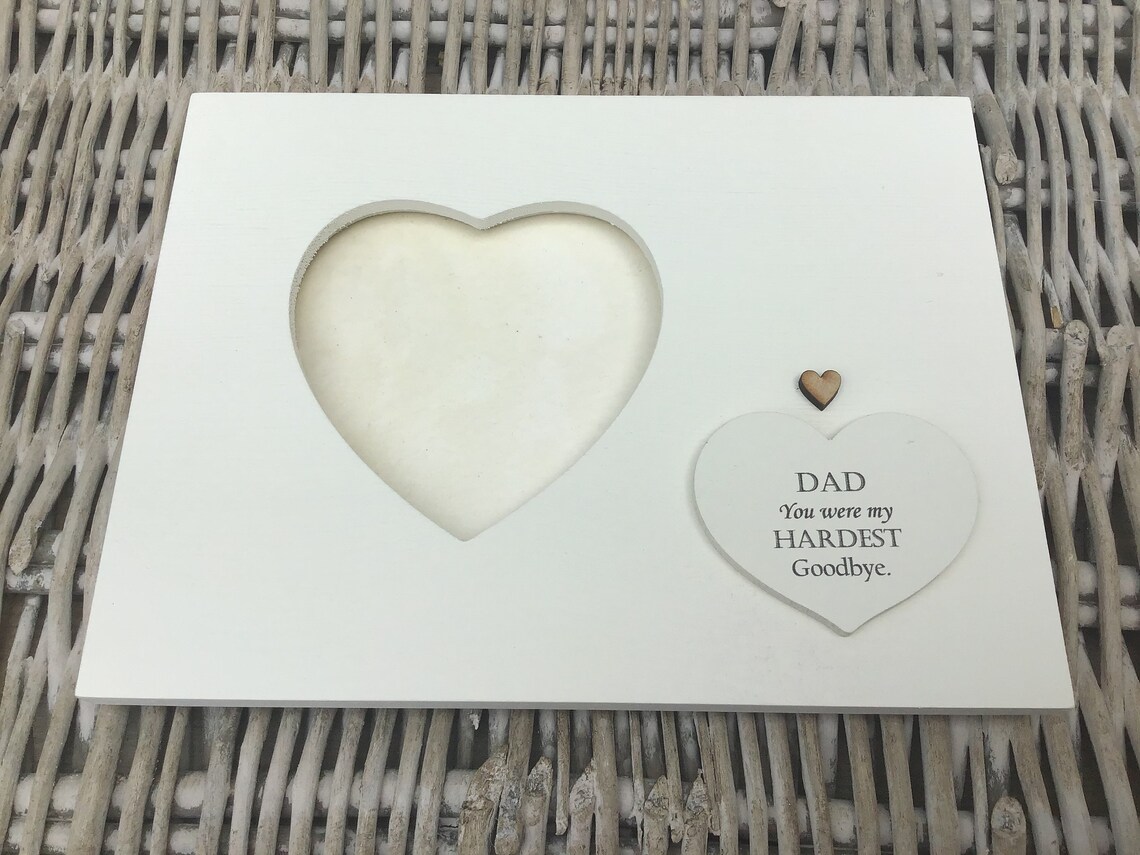 Personalised MEMORIAL Photo Frame in Loving Memory of A DAD - Etsy