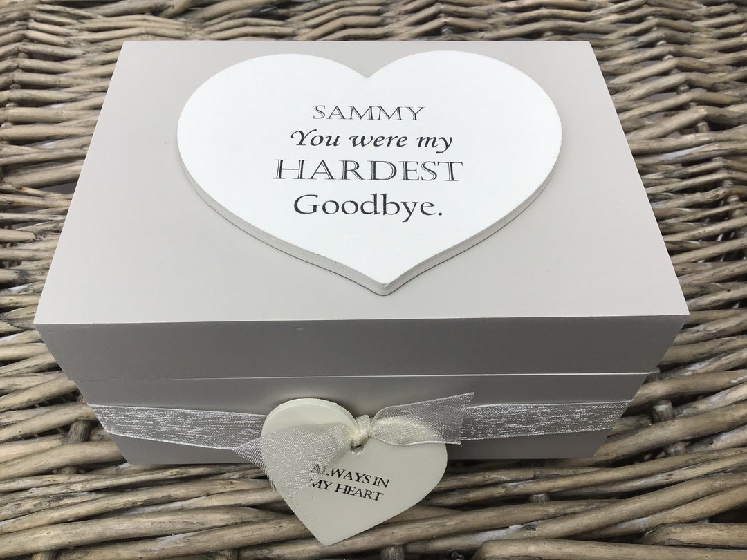 Personalised Memory Keepsake Box Loss of A DAUGHTER Child Baby / Any ...