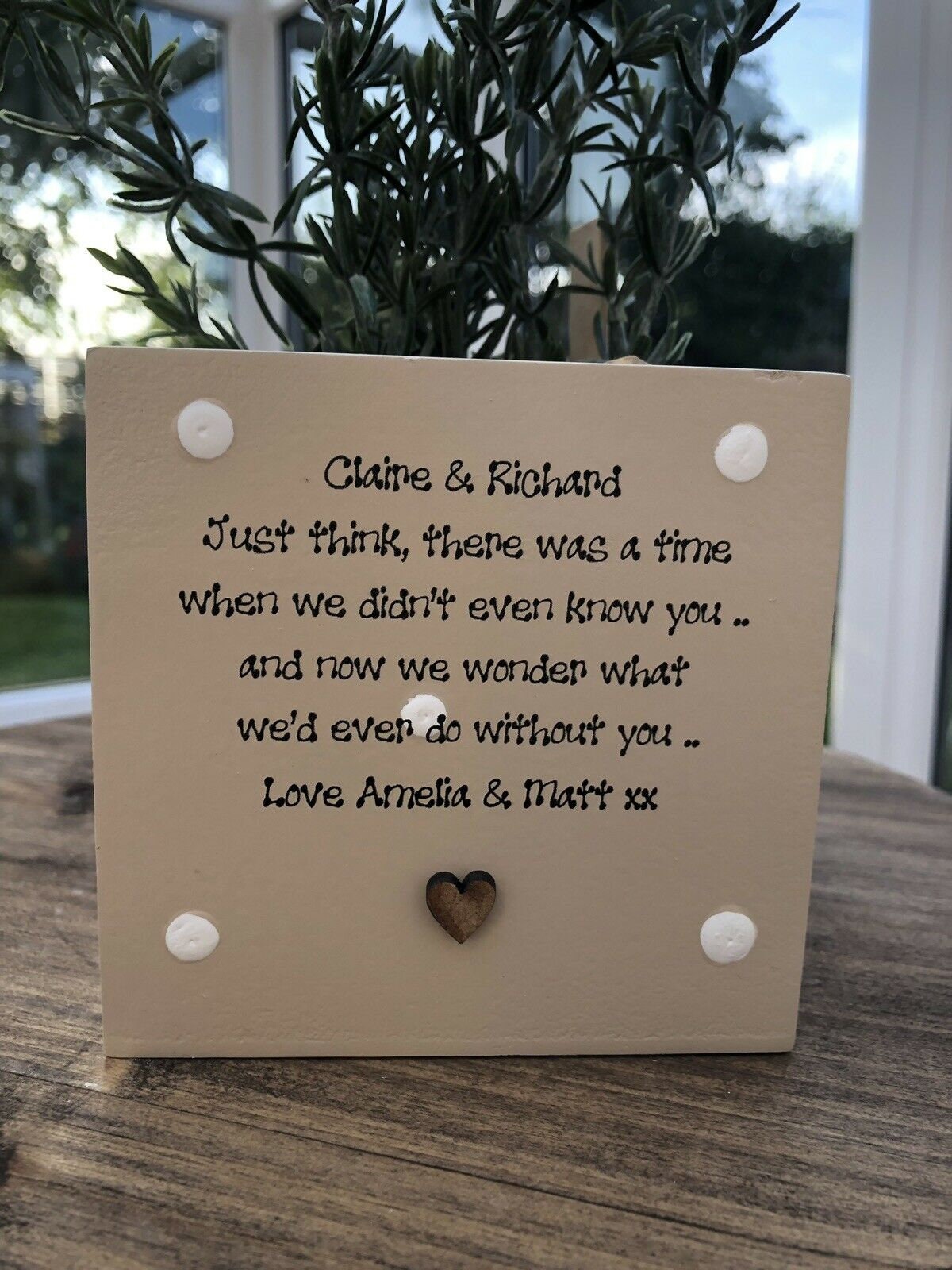 BEST FRIENDS Personalised Flower / Plant Pot Special Friend Gift Shabby ...